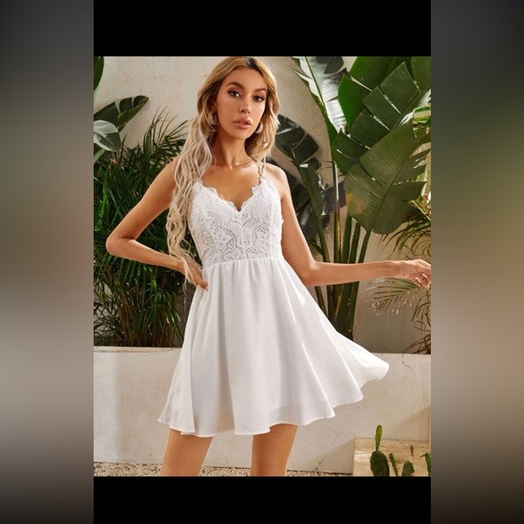 SHEIN | Dresses | Shein White Dress | Poshmark